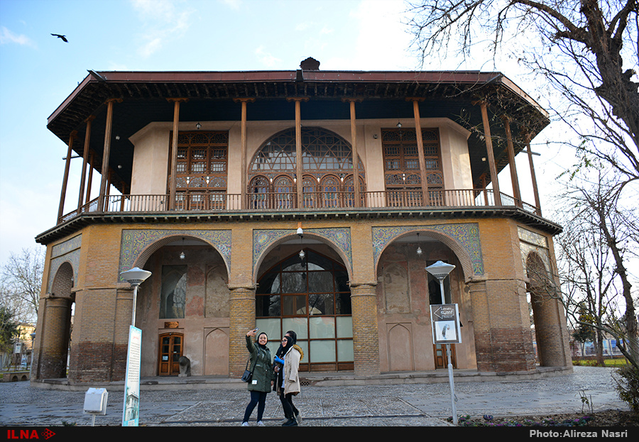 کاخ چهل ستون قزوین (عکس)