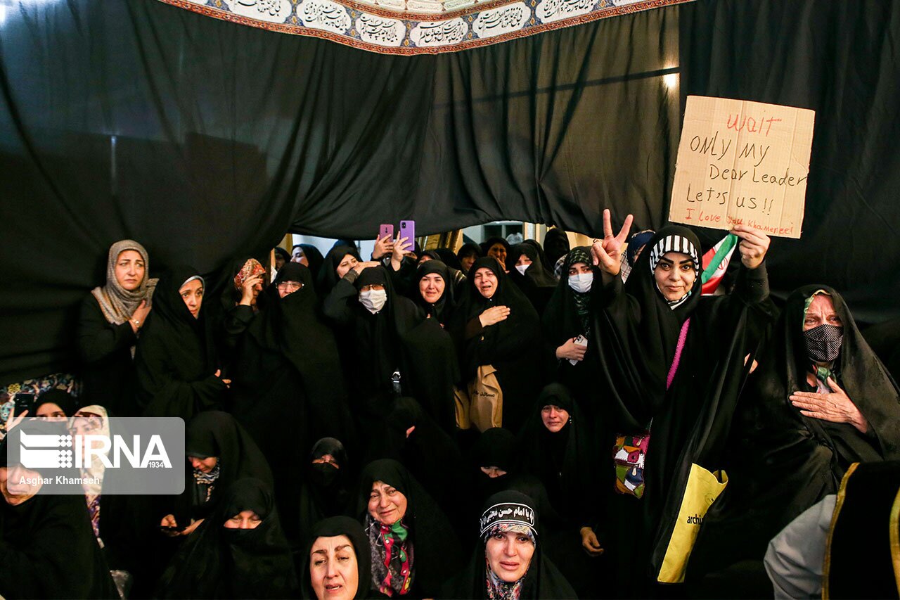 تشییع پیکر طلبه شهید آرمان علی‌وردی (عکس)